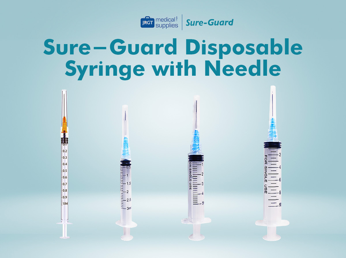 Sure-Guard Disposable Syringe with Needle (Per Piece) | Safe and ...