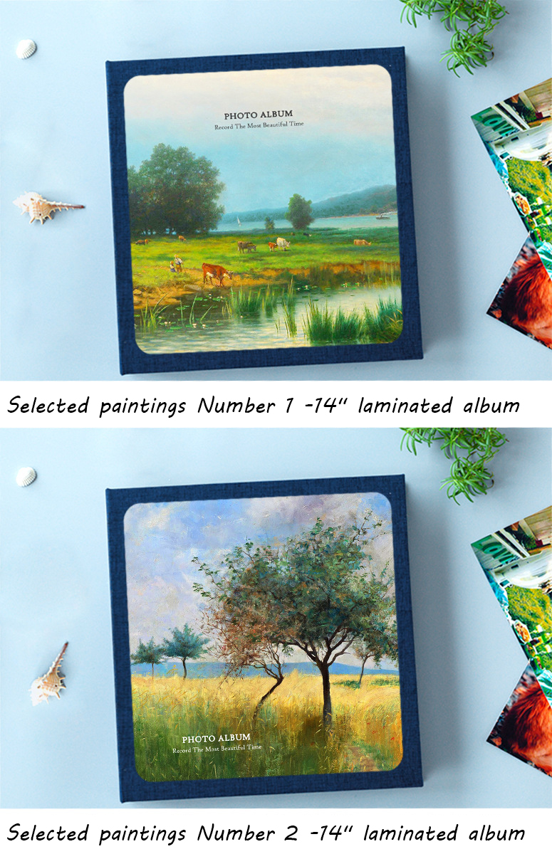 Large capacity hand-made diy retro film self-adhesive art album couple ...