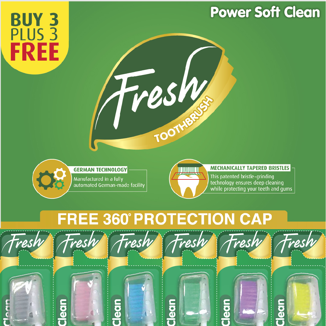 Fresh Tooth Brush Deep cleaning For Adult | Shopee Philippines