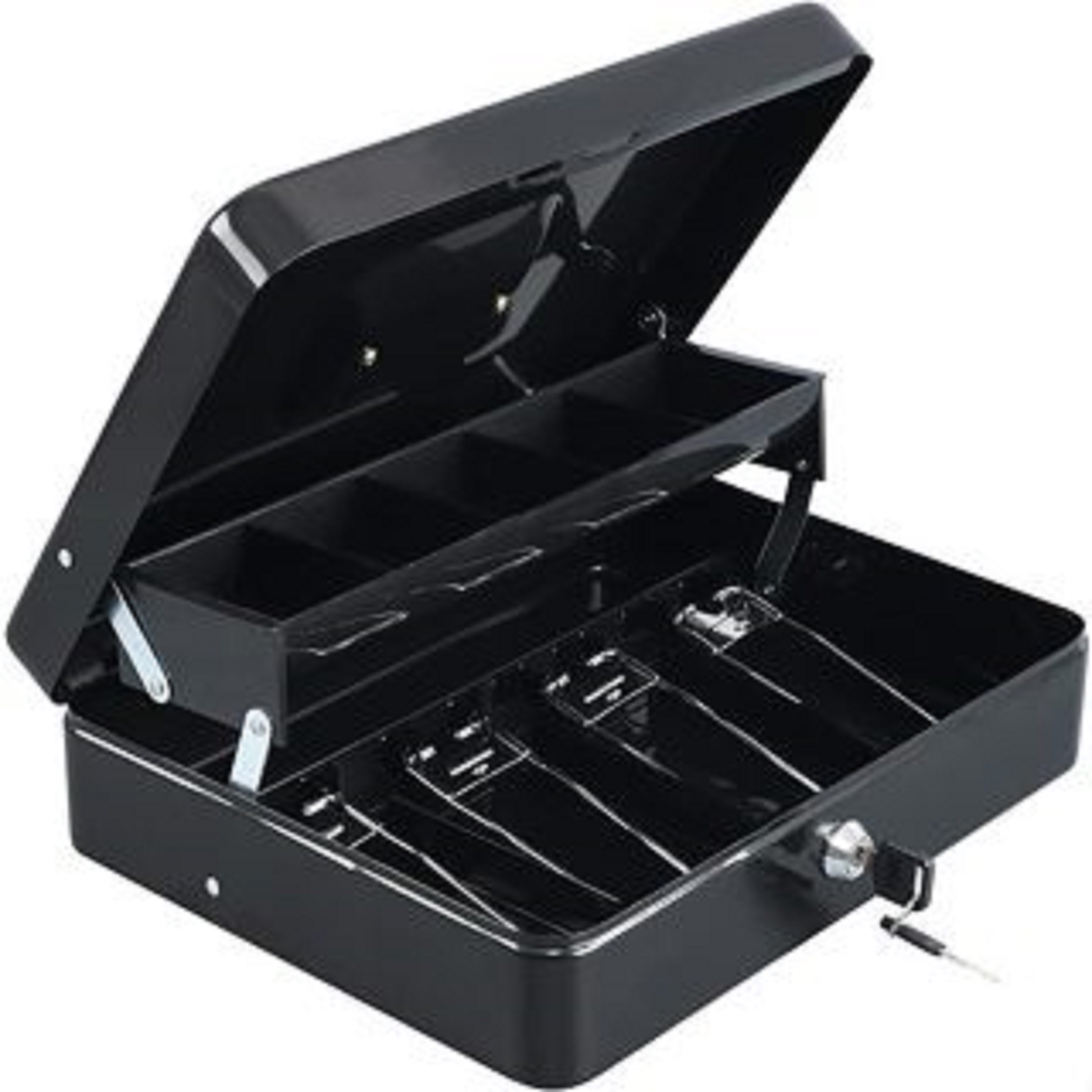 Stainless Steel Metal Cash Coin Cashier Money Drawer Box | Shopee ...