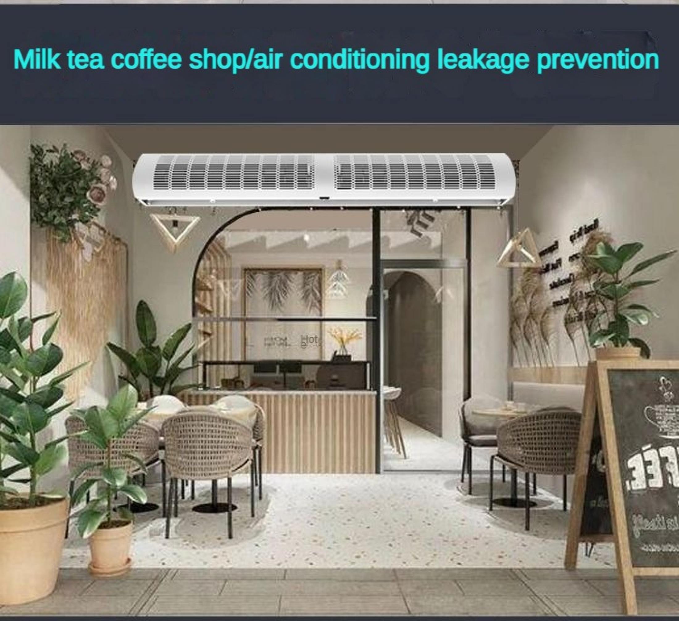 Air curtain blower commercial air curtain machine shopping malls ...