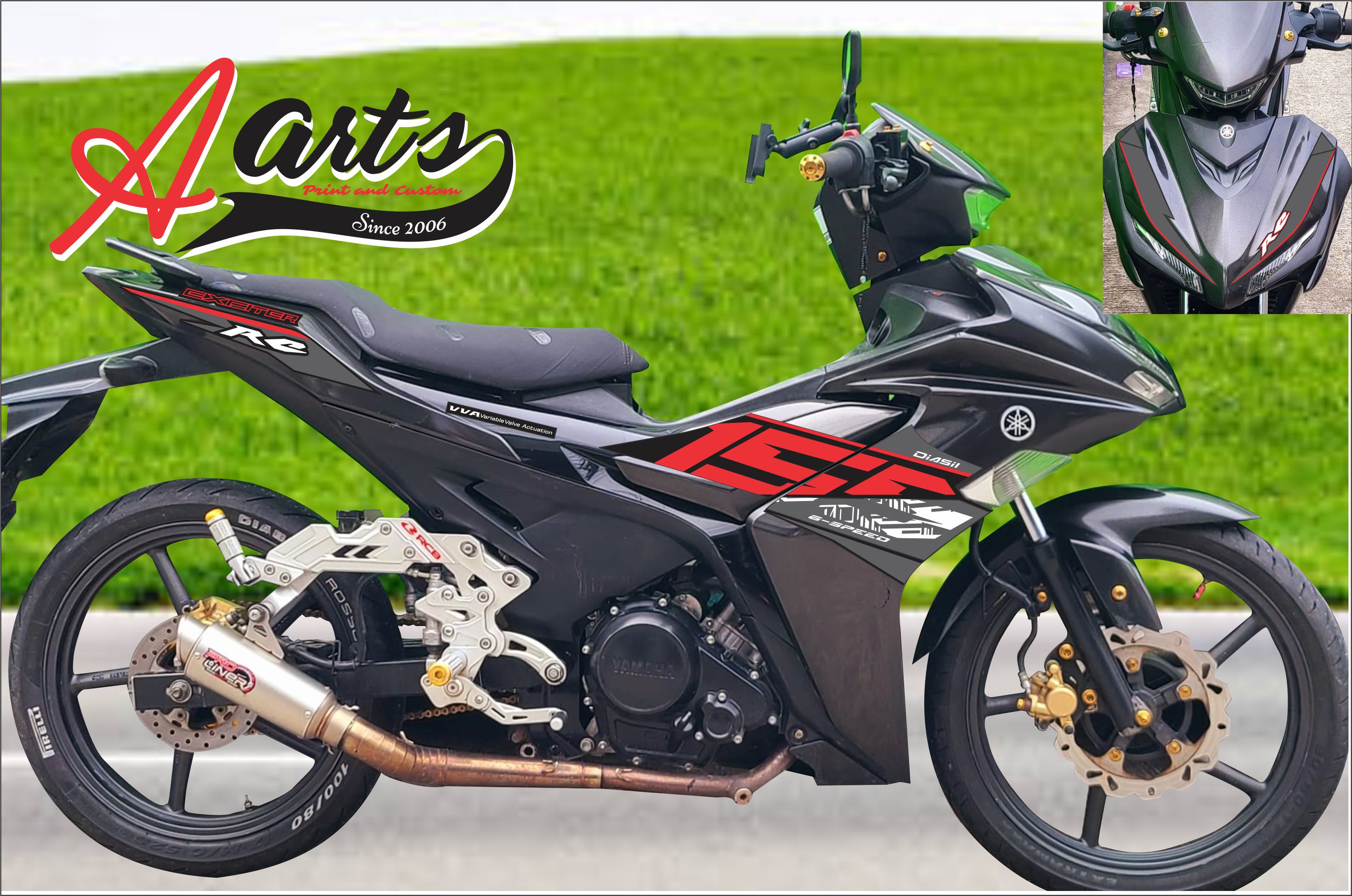 Sniper 155 Rc Exciter Sticker Decals | Shopee Philippines