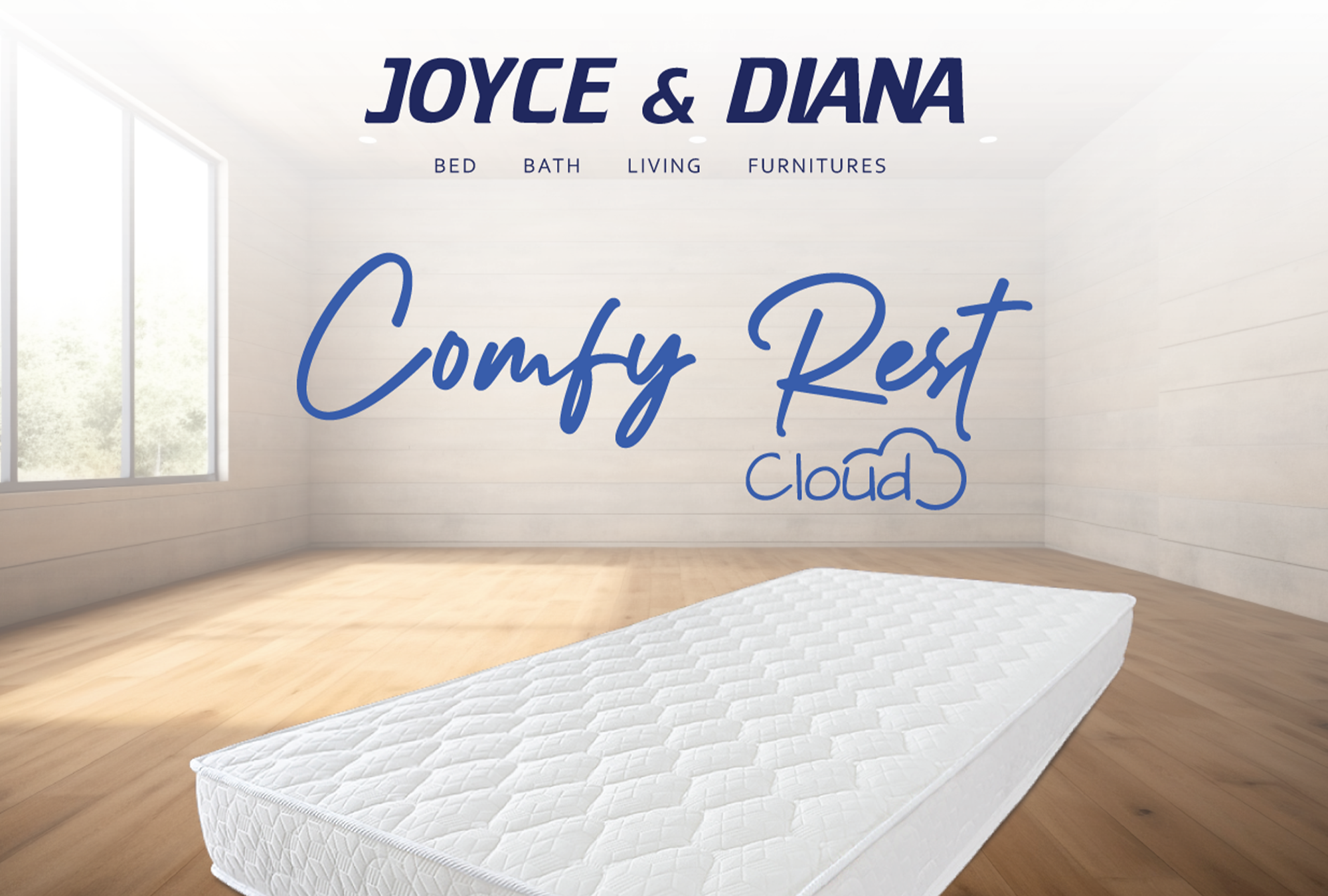 Joyce & Diana Comfy Rest Cloud Mattress 6/8 inches Foam Mattress with FREEBIE | Shopee Philippines