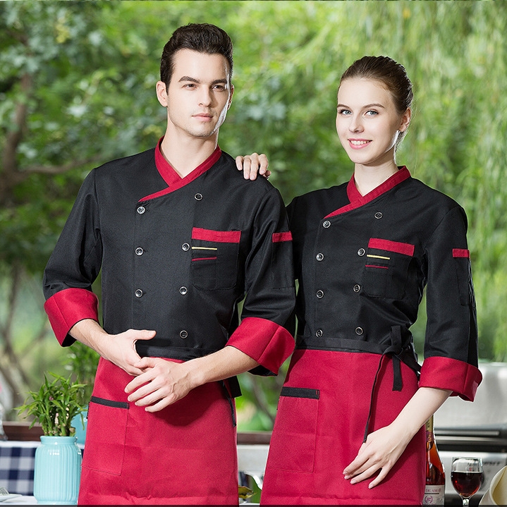 Chef Clothes Hotel Chef Work Clothes Can Be Worn By Men And Women In ...