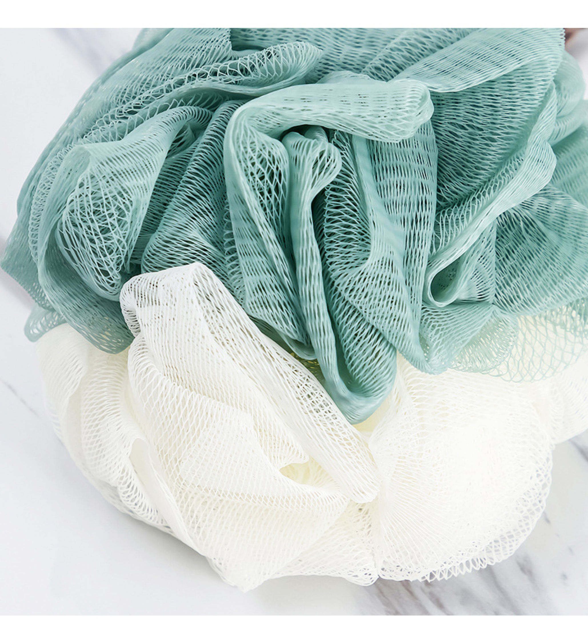 Bath Shower ball Sponge Bath Loofahs Mesh Pouf Shower Ball | Shopee ...