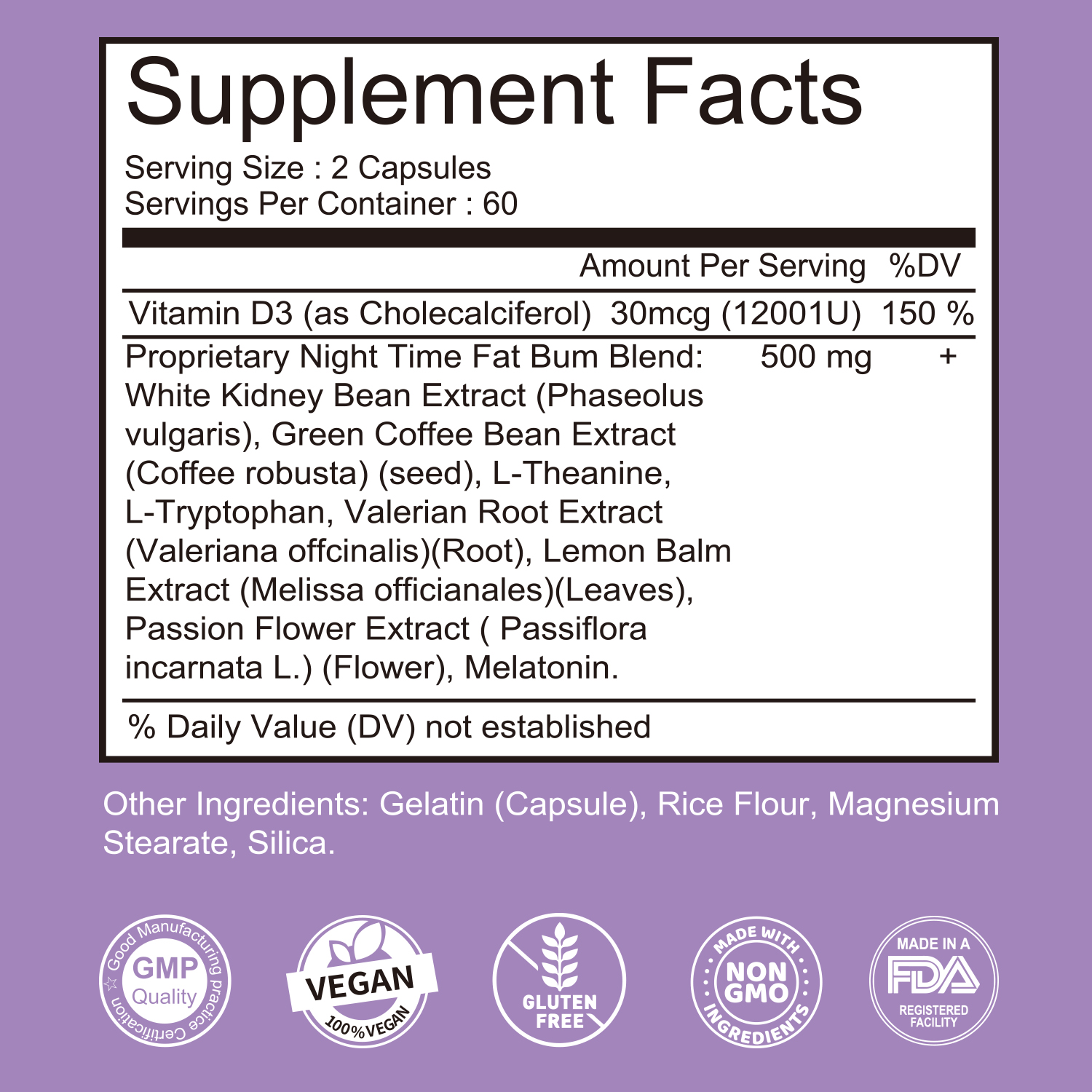 Softher Night Time Fat Burner Capsules Slimming Capsule Suppresses ...