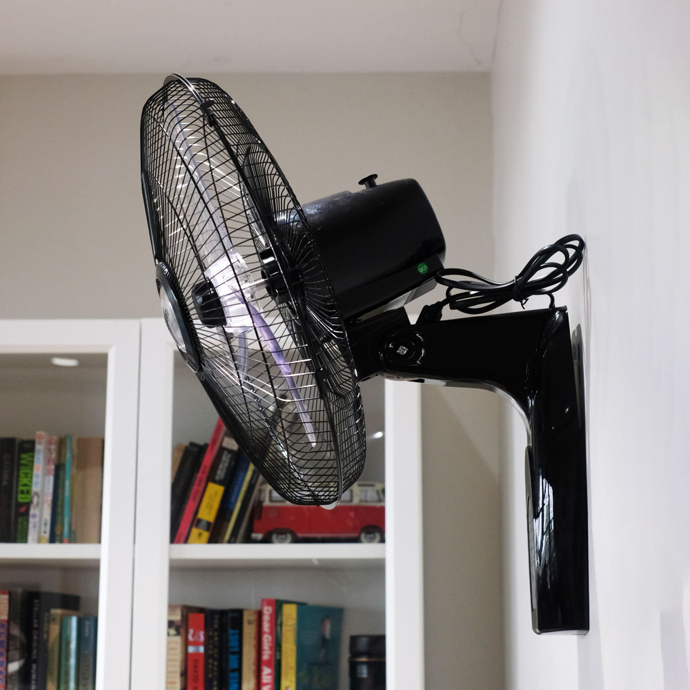 Astron REMOTEC1644 16" Electric Wall Fan - Black | Remote & Timer ...