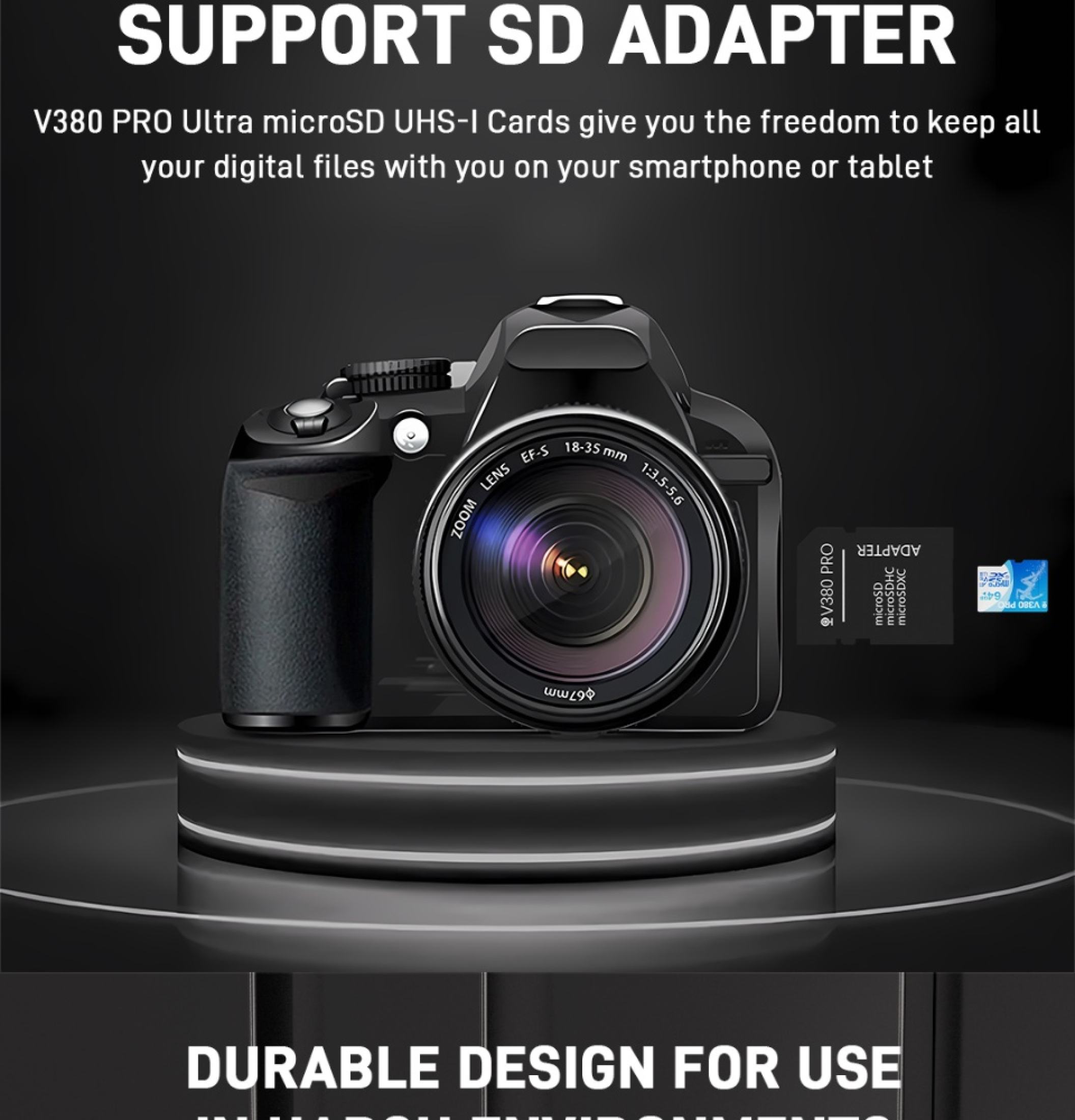 V380 PRO High speed Micro SD Card 16GB/32GB/64GB/128GB U3 TF Card For ...