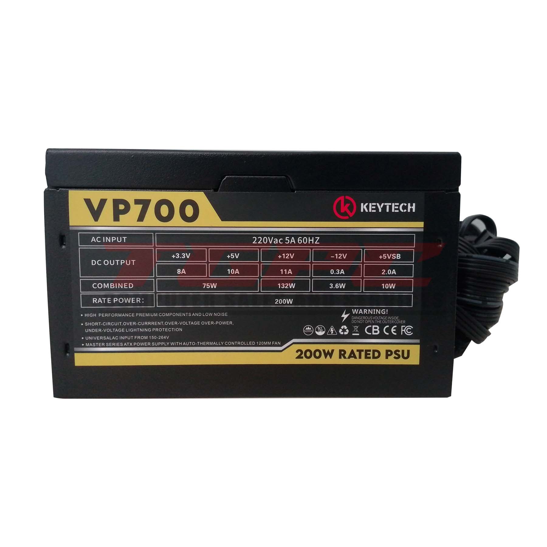 Keytech Power Supply VP700W PSU 200 Watts | Shopee Philippines