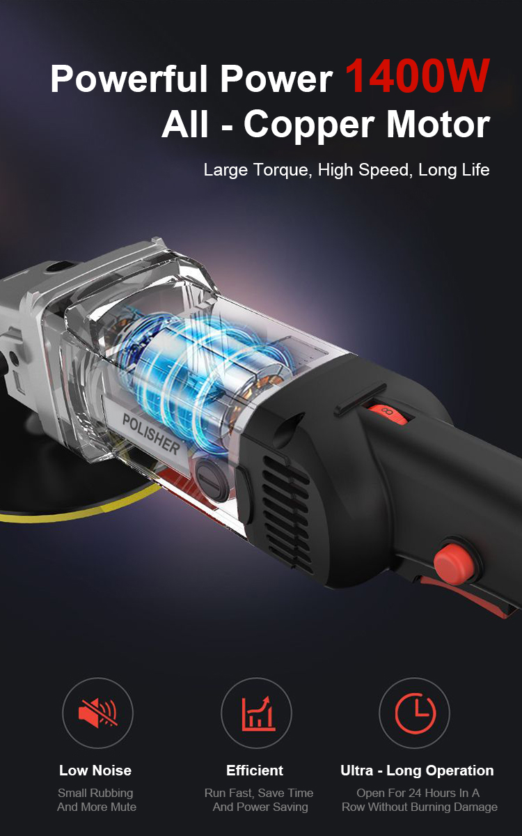 1400W Buffing Machin Electric Polisher For Car Heavy Duty Polisher ...