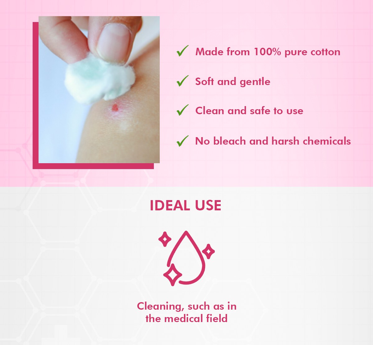 Tender Soft Cotton Balls (50s, 150s, 300s) | High-Quality Absorbent ...