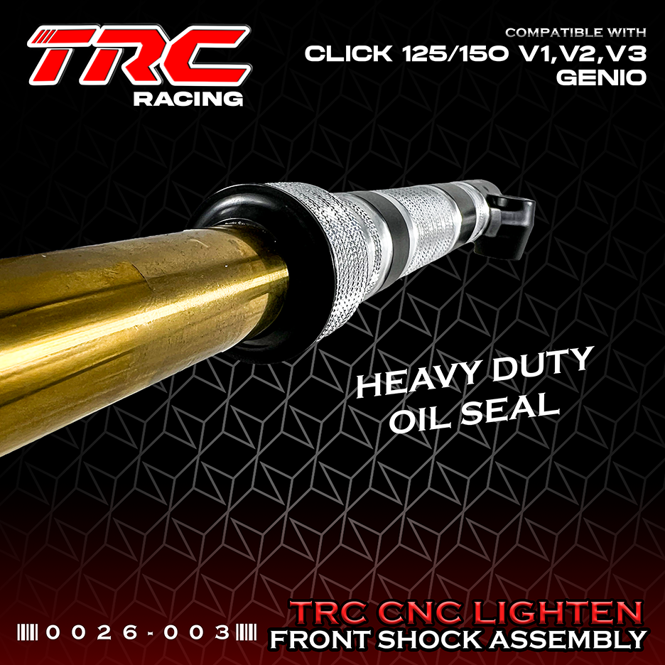 TRC RACING LIGHTEN FRONT SHOCK ASSEMBLY for CLICK 125 150/Beat FI 0026-003 | Shopee Philippines