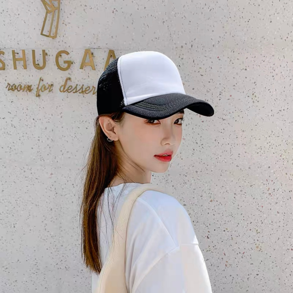 Sublimation Mesh Cap Plain Net Cap Unisex Snapback Printable Baseball ...