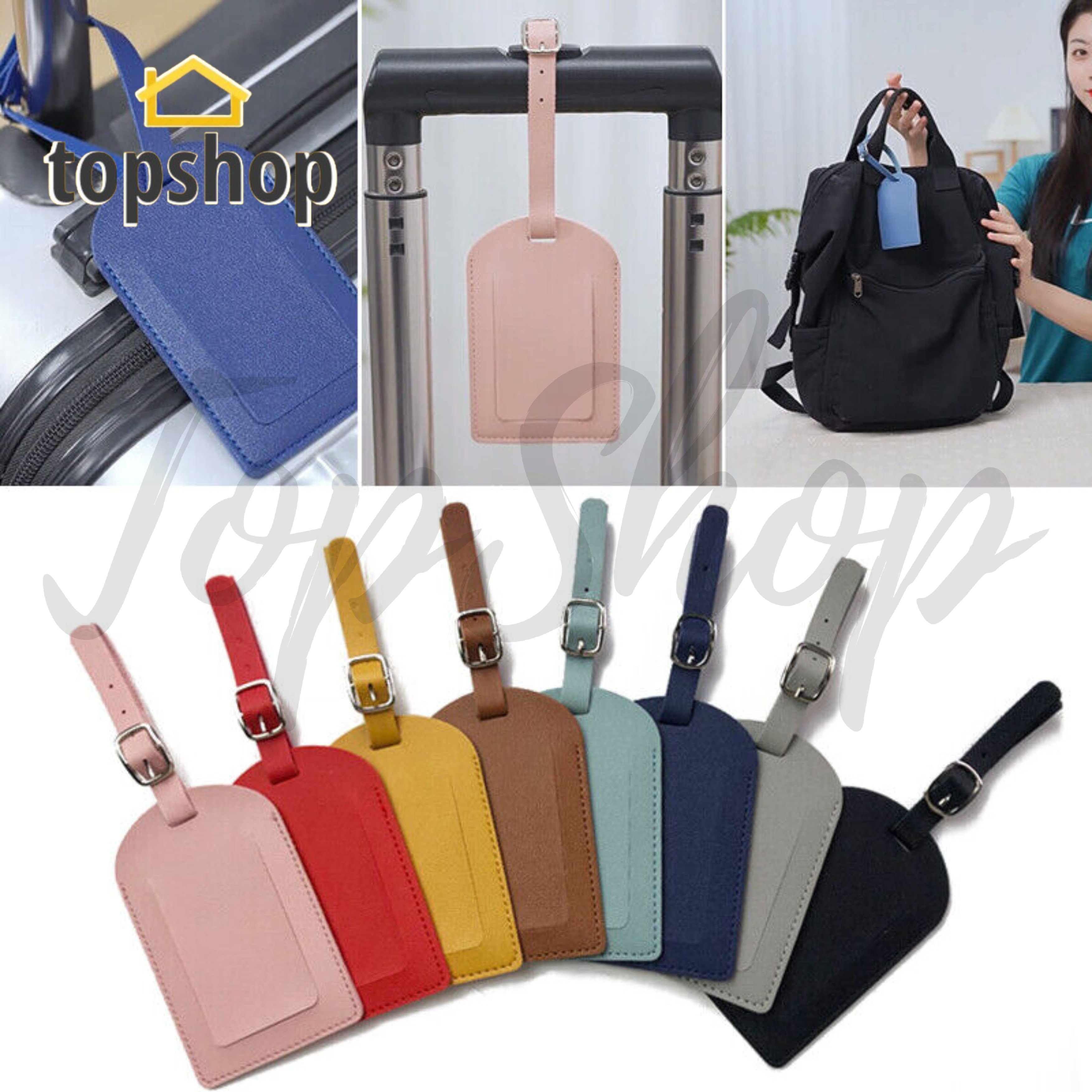 TOPSHOP 1pc Airplane Suitcase Tag Soft Holiday Travel Airplane Check-in ...