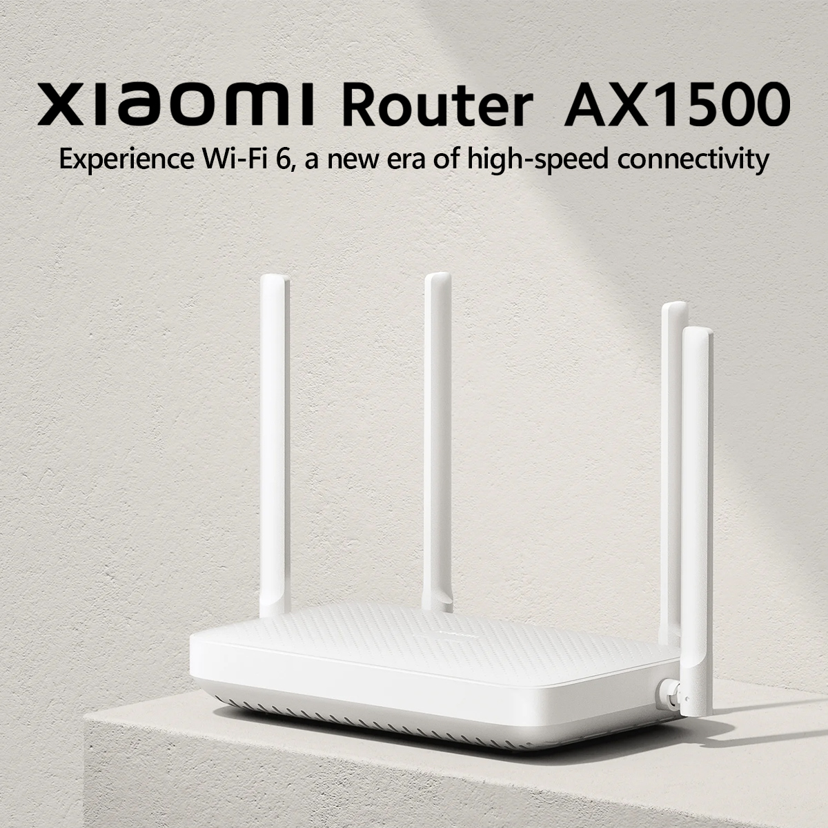 Xiaomi Router AX1500 EU 1501Mbps Max Speed 5GHz WiFi 6 Adaptive Gigabit ...