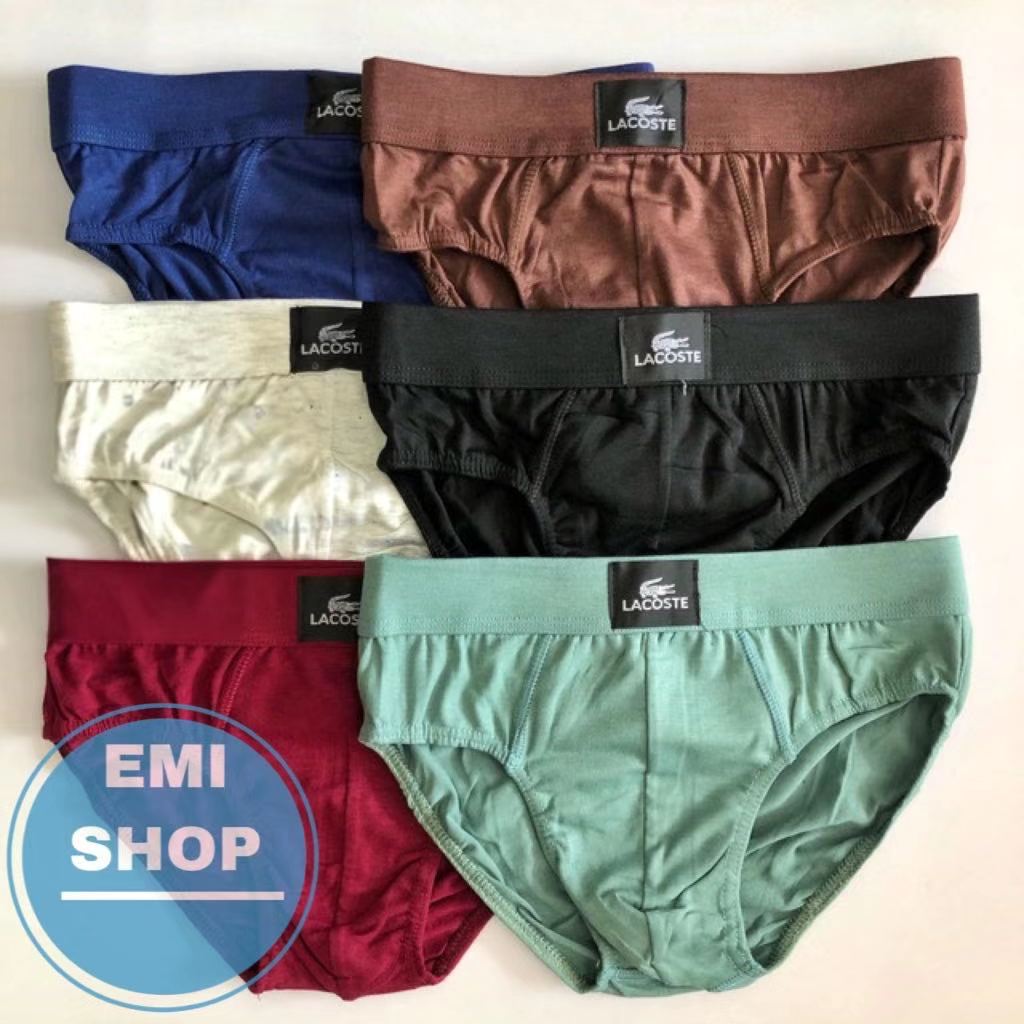 EMI COD Bench body brief 6Pieces Men's High Quality Cotton Brief Class ...