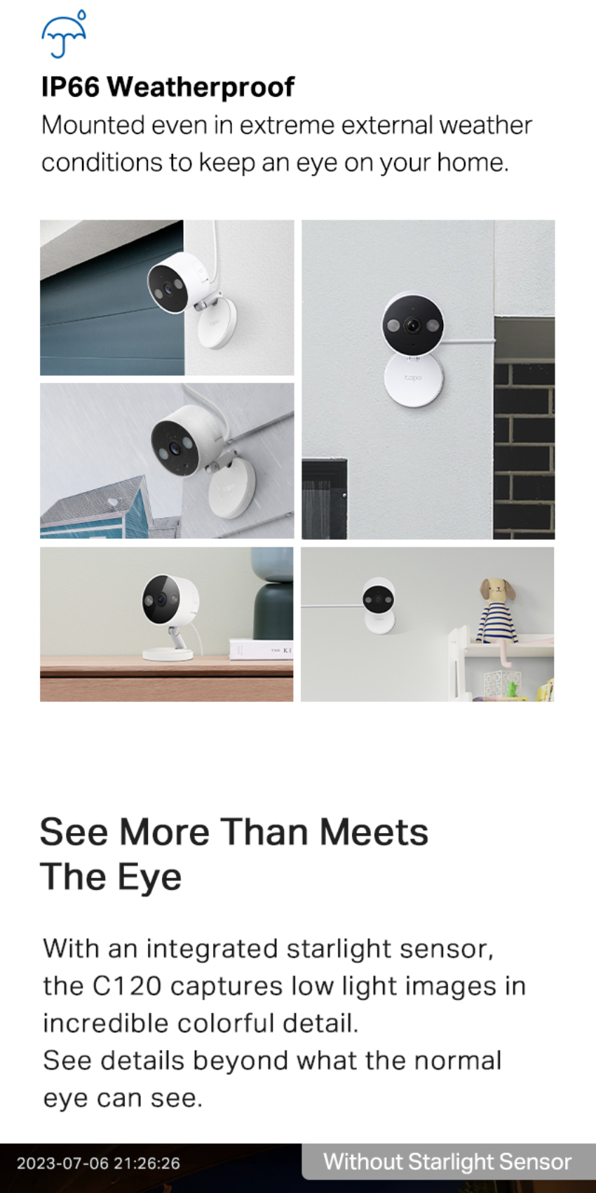 Tapo Official Store | TP-Link | C120 | Indoor/Outdoor | CCTV | Wi-Fi ...