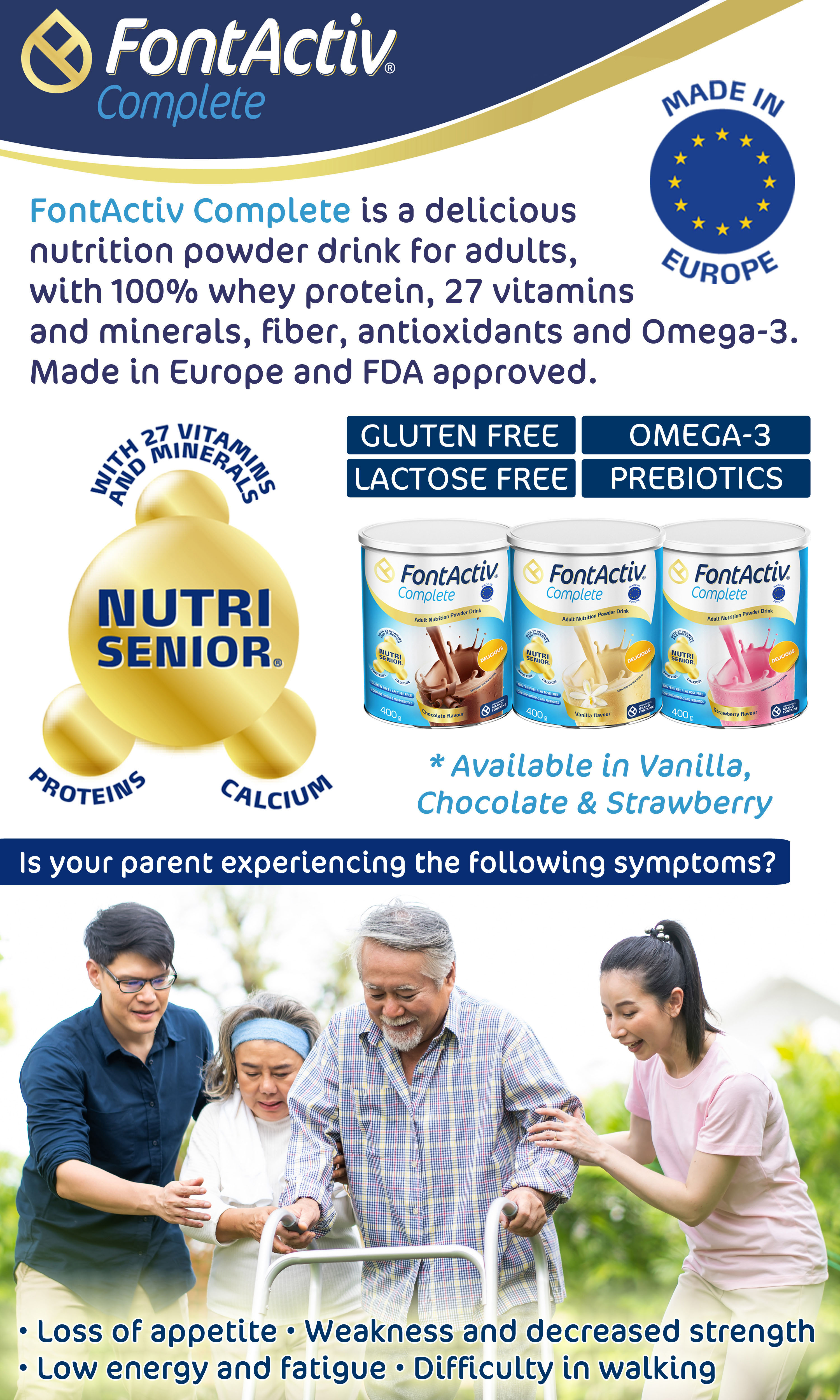 Adult Milk - FontActiv Complete Vanilla 400g Bundle Of 2 (Expiry: July ...