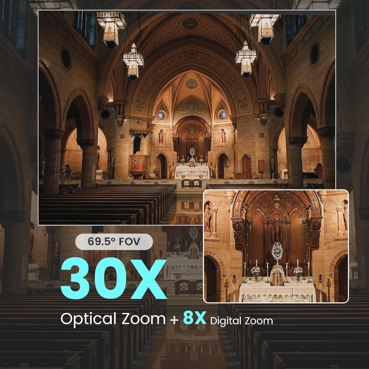 Tenveo UHDMAX NDI 1080P PTZ Conference Camera with 30X Zoom & Auto ...