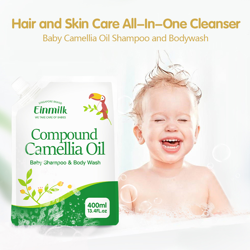 [FDA]Einmilk 2 in 1 Camellia Baby Gentle Shampoo and Baby Wash Refill ...