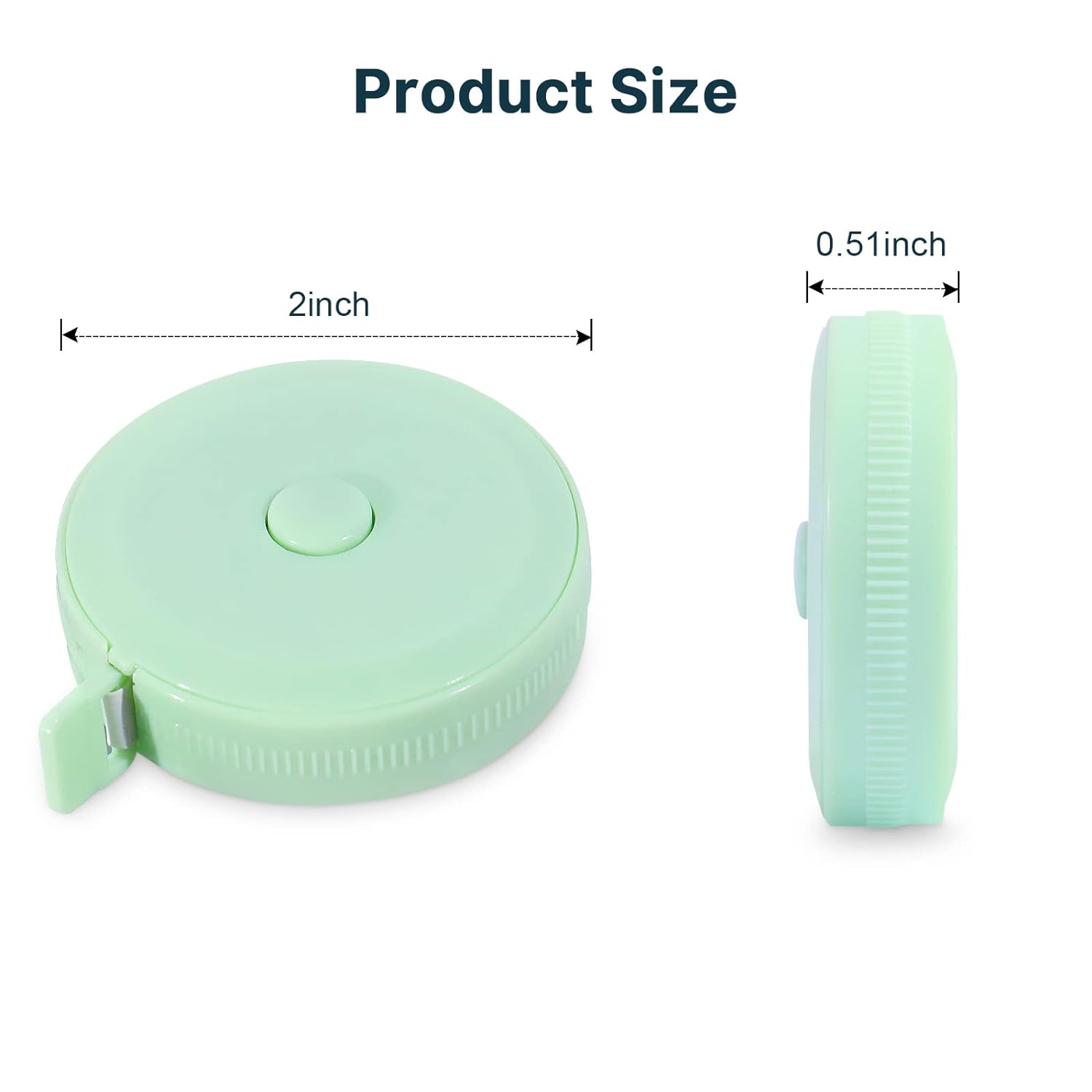 1.5m Round Soft Tape Measure Clothes Measuring Cute Meter Ruler ...