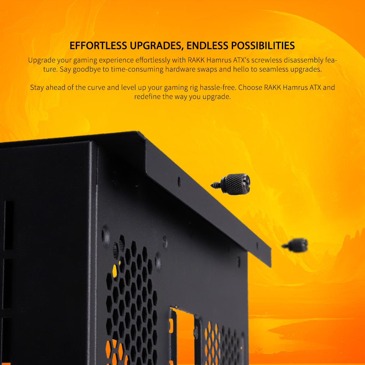 EasyPC | RAKK Hamrus pc case gaming| White/ Black| Mid Tower | Shopee ...