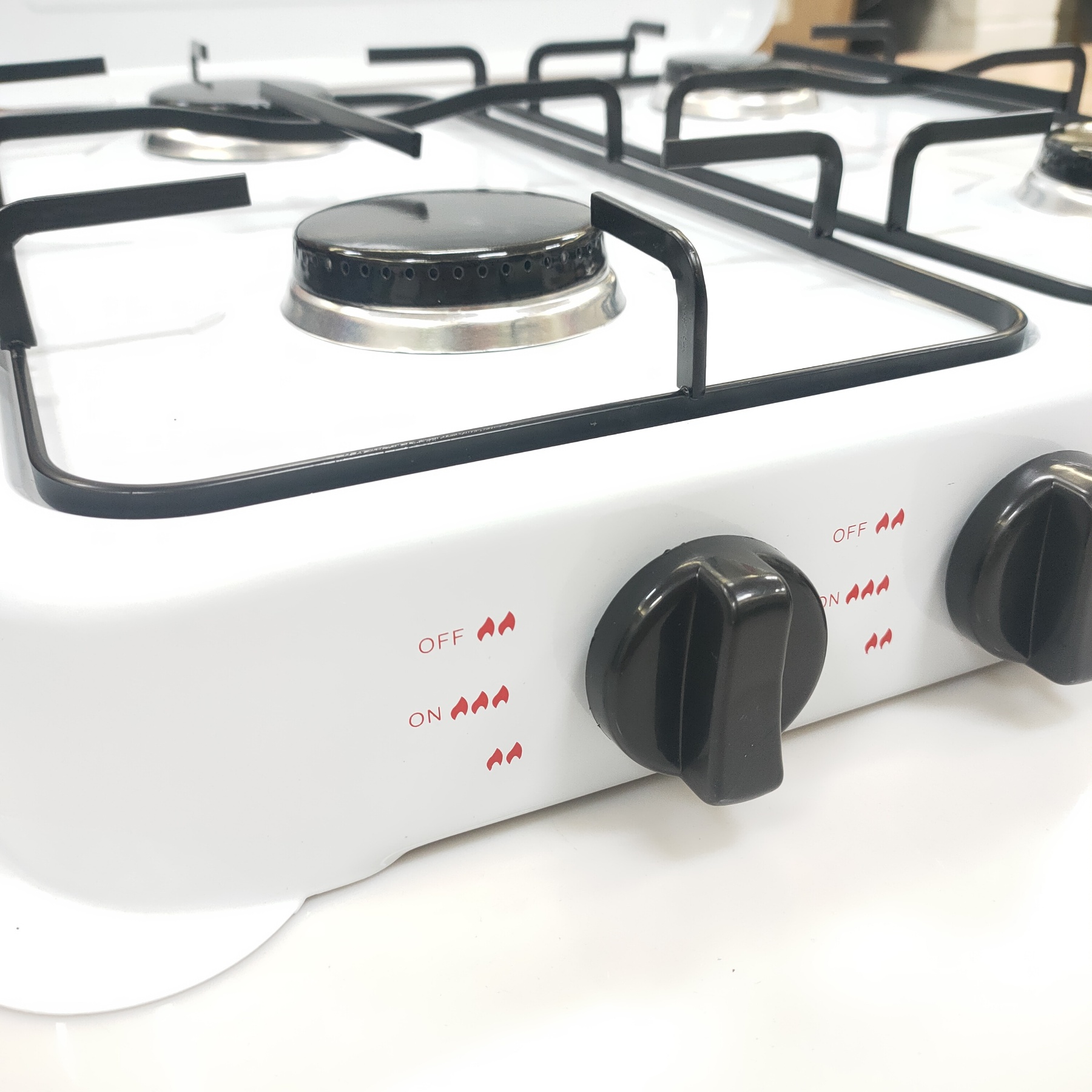 OCEAN DELUXE GAS STOVE ( 2 & 4 BURNER ) COUNTERTOP STOVE W/ PROTECTIVE ...