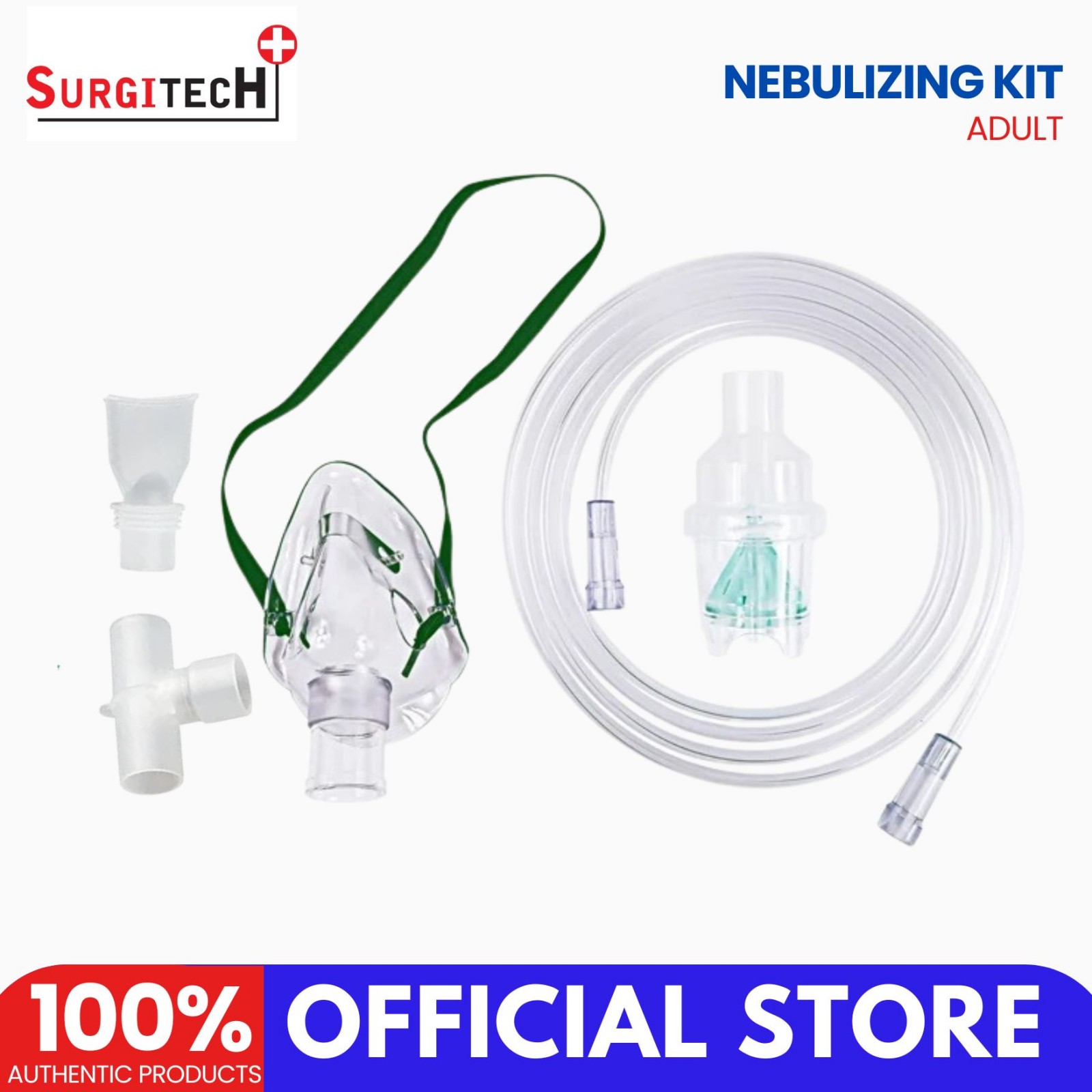 Surgitech Nebulizing Kit with Mask and Mouthpiece | Shopee Philippines