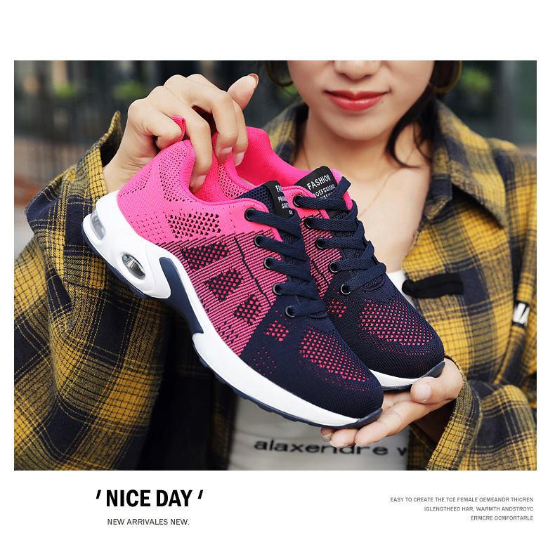 JEIKY Ladies Korea Casual Breathable Running Shoes AIR ZOOM Sports ...