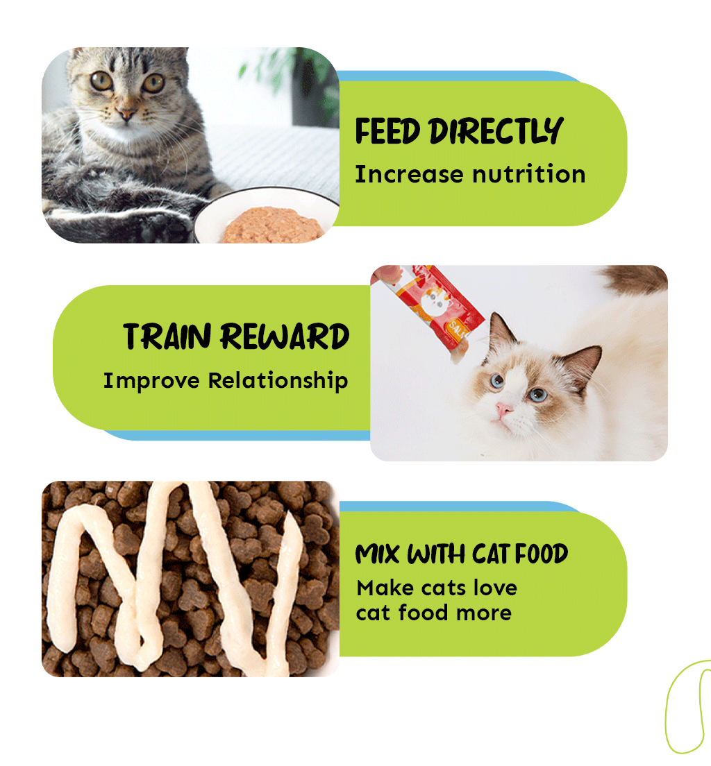 Petsup 15Pcs Cat Strip Treats Liquid Creamy Snacks Tasty Nutritious for ...