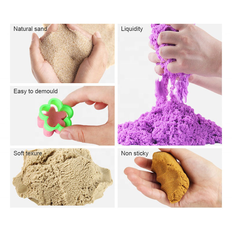 1kg Play Sand Molding Colored Soft Slime Motion Sand Space Sand Magic ...