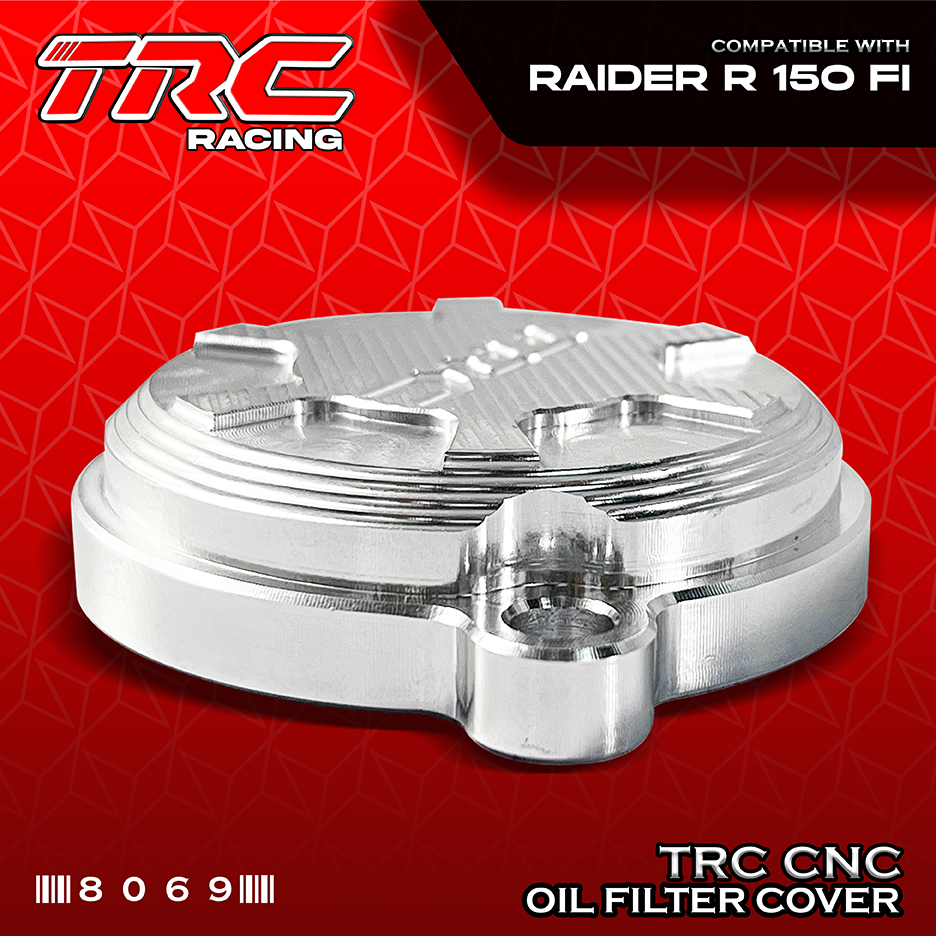 TRC Racing RAIDER R150 FI CNC OIL FILTER COVER 8069 | Shopee Philippines