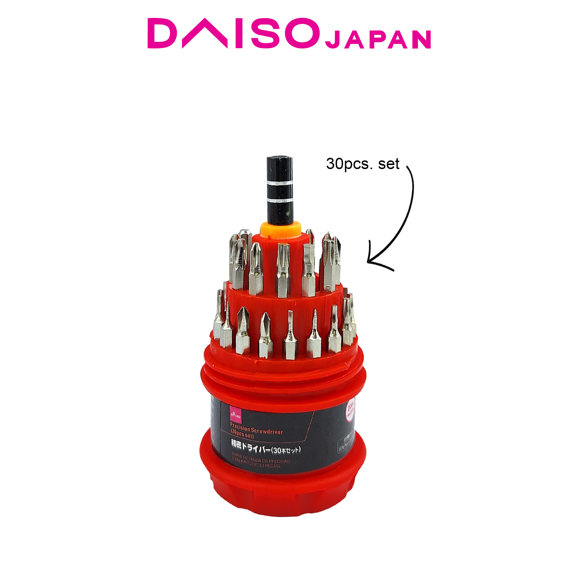 Daiso Mini Precision Screwdriver Set (30 pieces) | Shopee Philippines