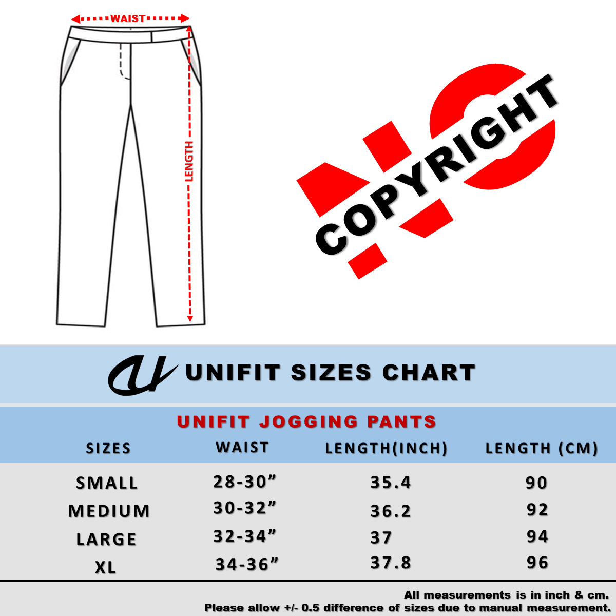 UNIFIT Jogger Pant For Men And Women Track Pants Silk Spandex Jogging ...