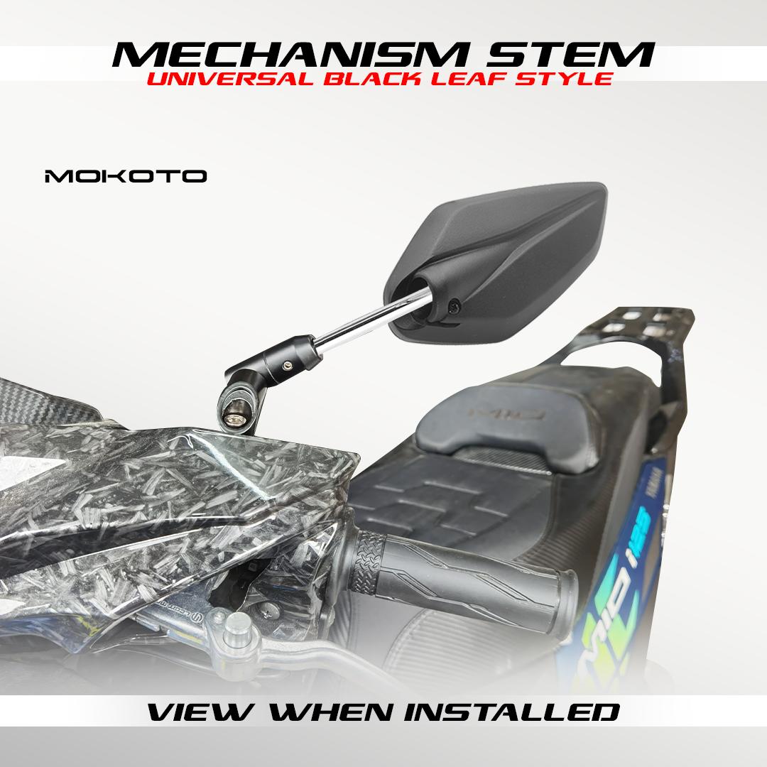 MOKOTO UNIVERSAL OBLONG CLASSIC OR LEAF STYLE SIDE MIRROR MECHANISM ...