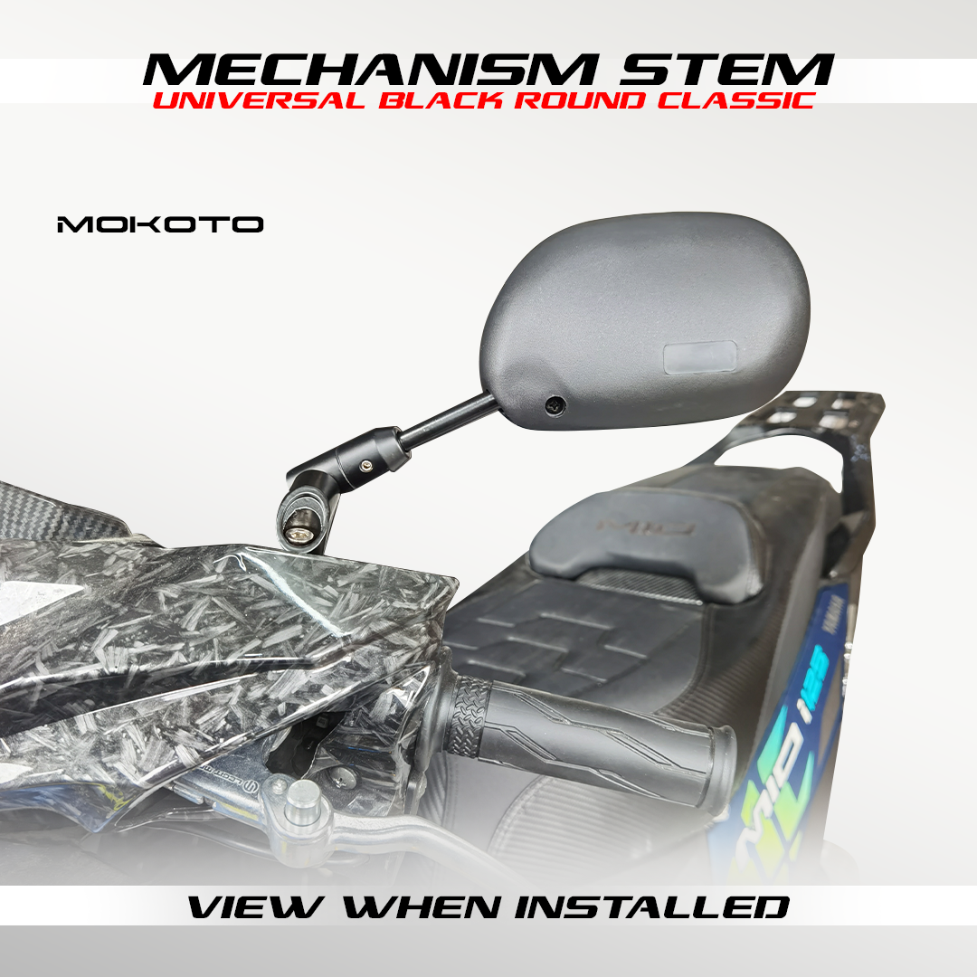 MOKOTO UNIVERSAL OBLONG CLASSIC OR LEAF STYLE SIDE MIRROR MECHANISM ...