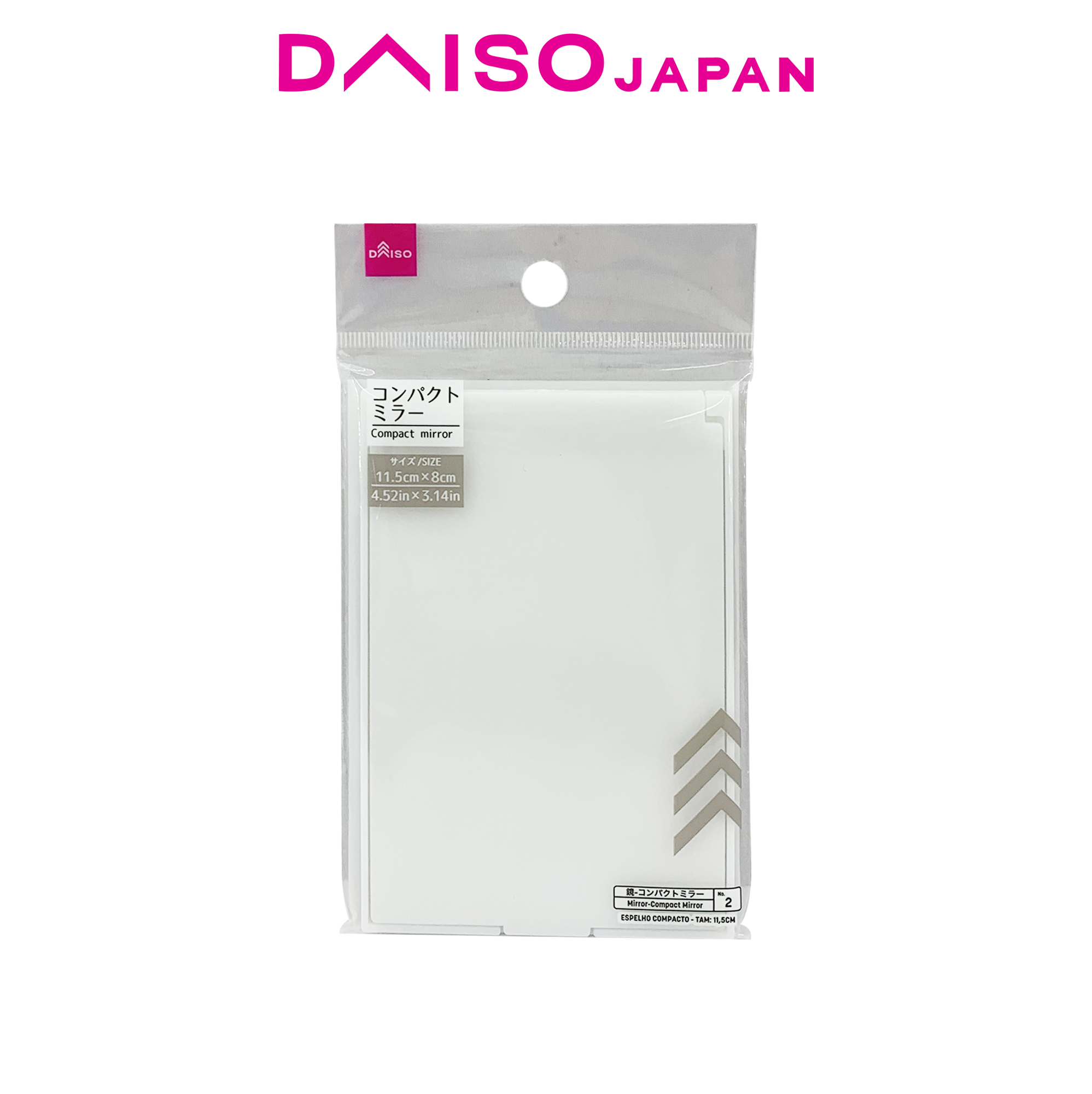 Daiso White Compact Mirror (11.5cm) | Shopee Philippines