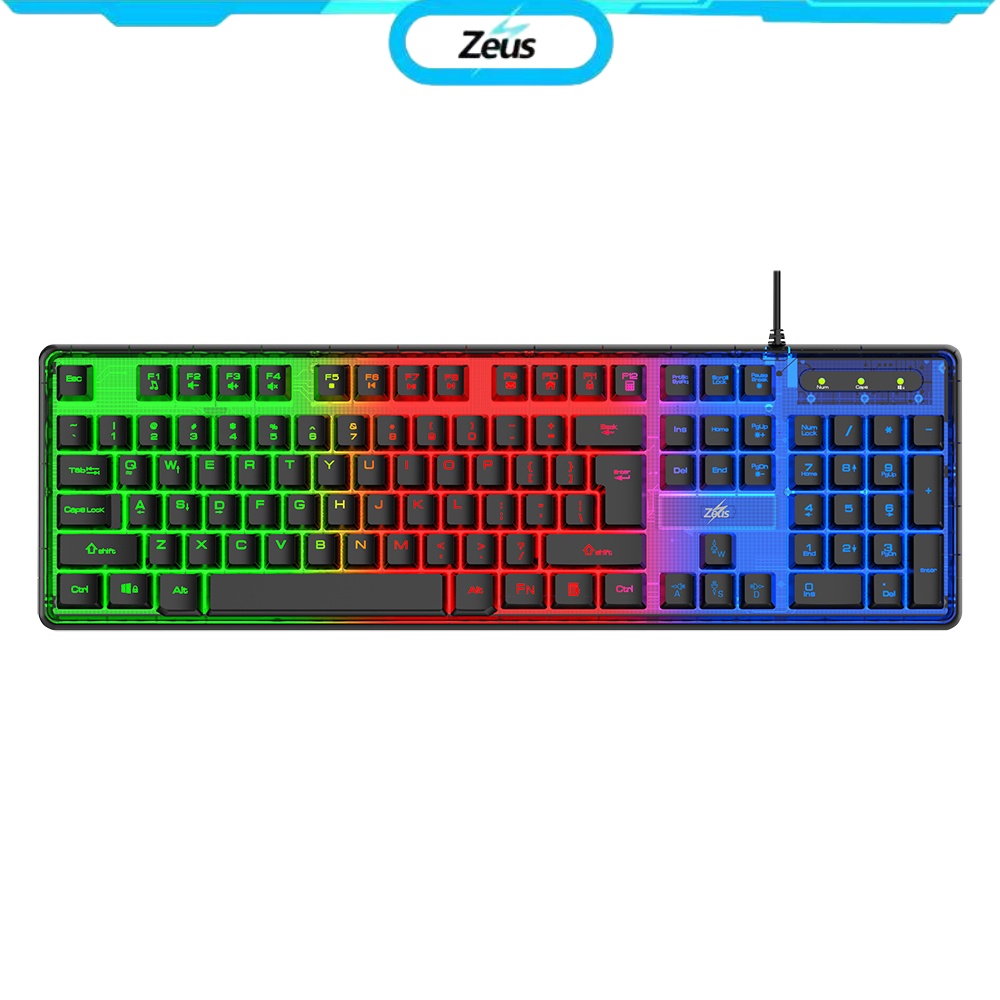 Zeus K988 ( Darth-Vader ) Real RGB Mechanical Feel Gaming Keyboard ...