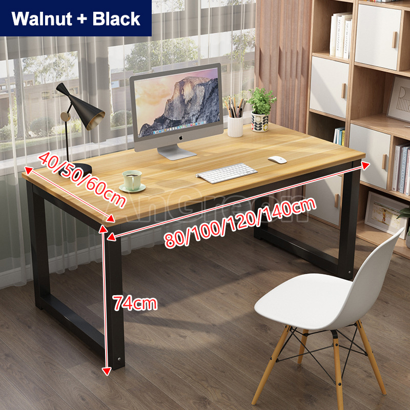 Multi-Function Computer Desk Office Table Modern Simple Solid Wood Table For Study Room/Office ...