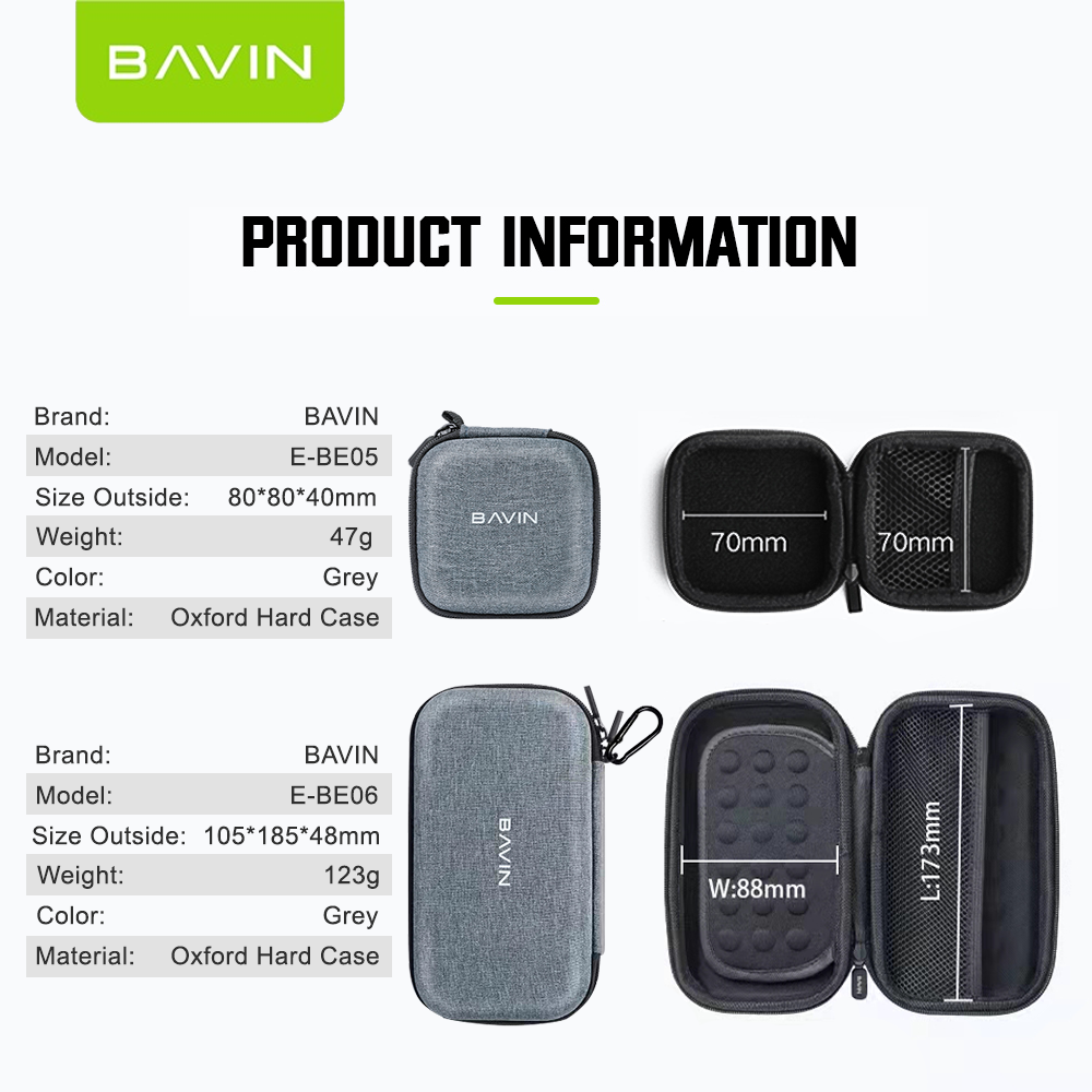 BAVIN BE06 / BE05 Multi-Function Splash-Proof Case Storage Pouch Bag ...