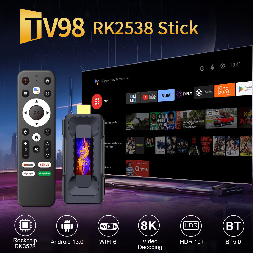 Smartifact TV98 RK3528 Stick 2GB+16GB Ultra HD 4K Smart TV Stick ...