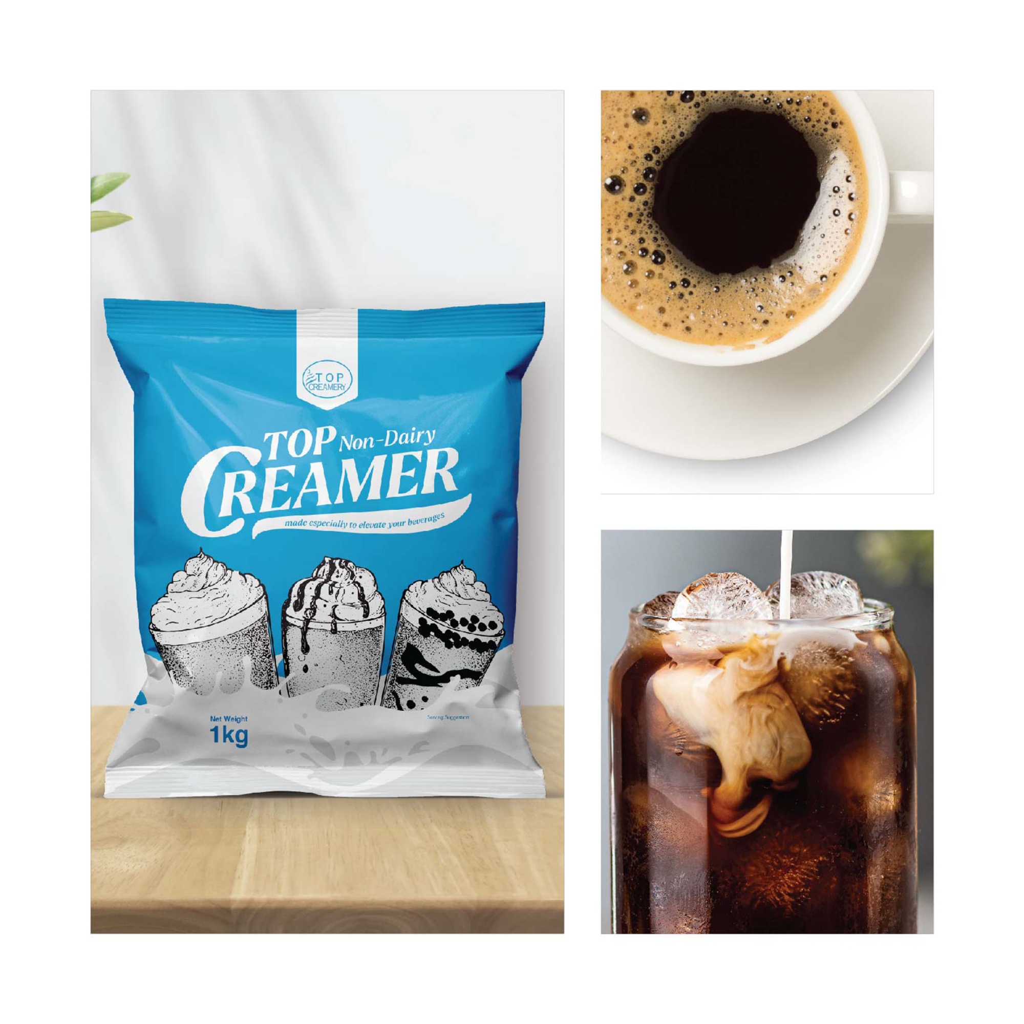 TOP Creamery Top Non-Dairy Creamer 1kg | Shopee Philippines