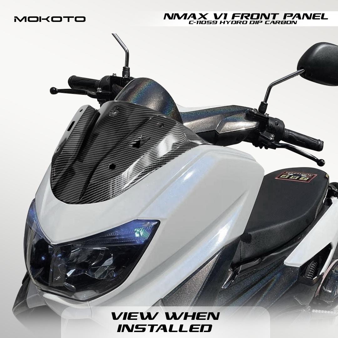 NMAX V1 FRONT COWLING COVER CONSOLE REPLACEMENT WINDSHIELD CHEST FRONT ...