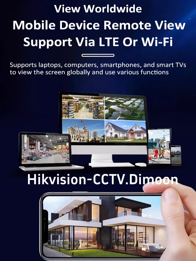 Hikvision 3K 5MP CCTV camera KIT Full color With Audio CCTV Package HD ...