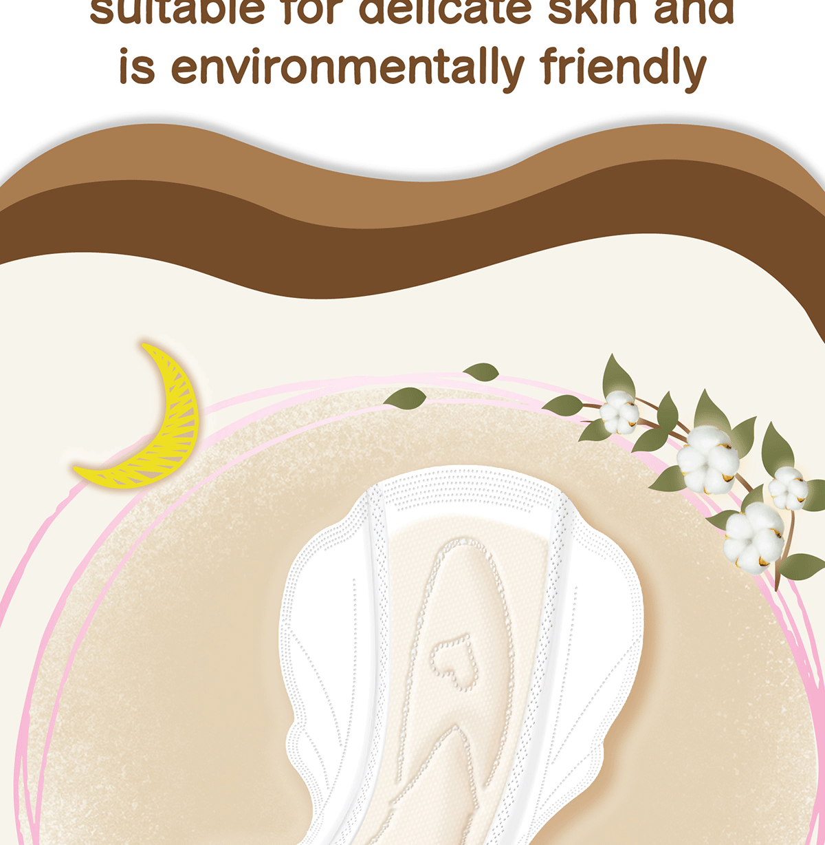 SOFY Natural Love Eco Friendly Sanitary Napkin with Wings 29cm - 5 pcs | Shopee Philippines