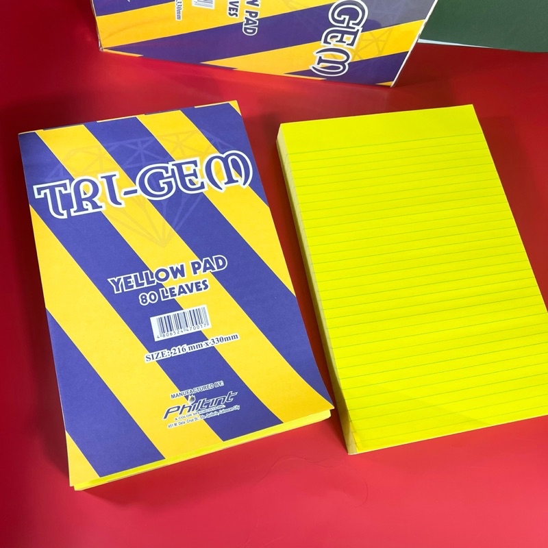 Yellow Pad Paper 10pcs in One Pack | Shopee Philippines