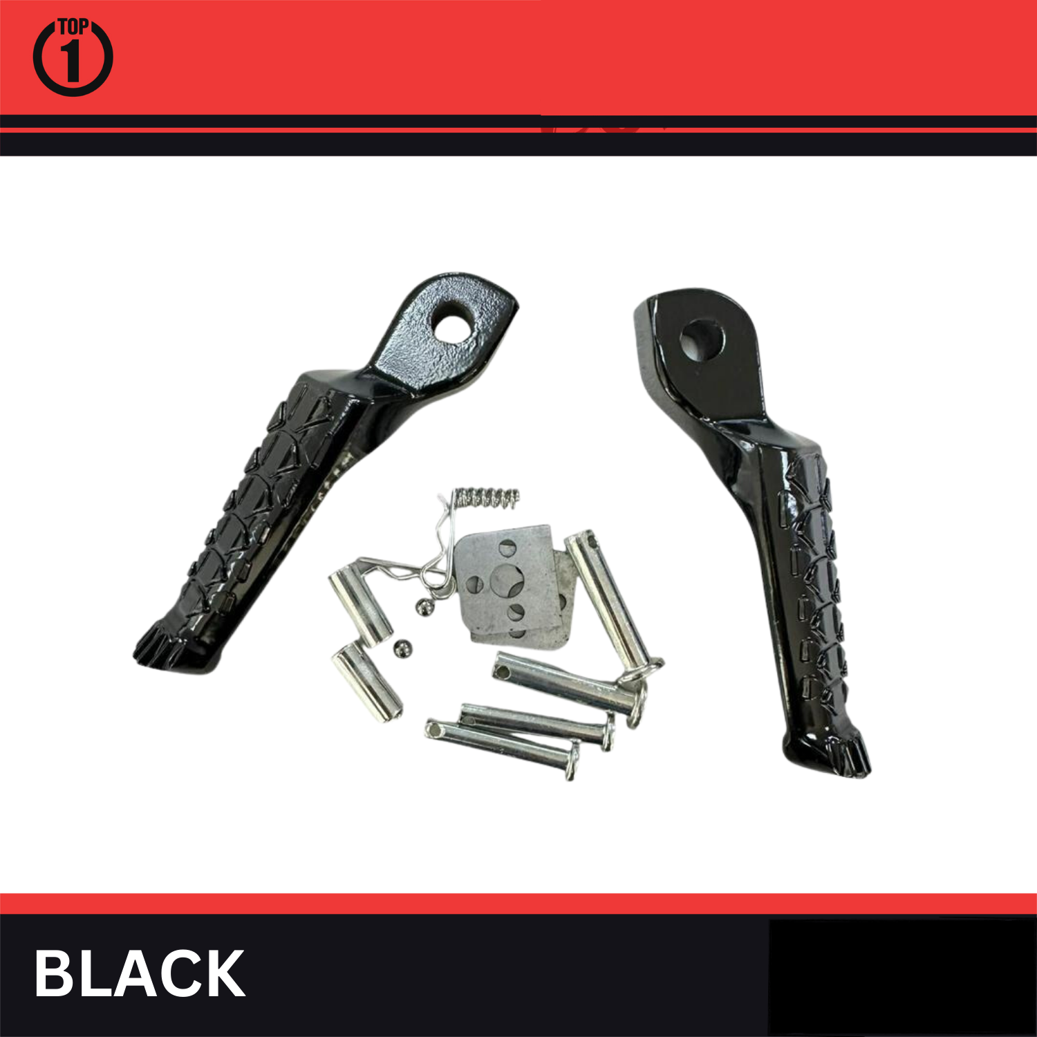 Top1 PH 1 Pair CNC Alloy Rear Footrest HONDA Click Beat Fi ADV Genio ...