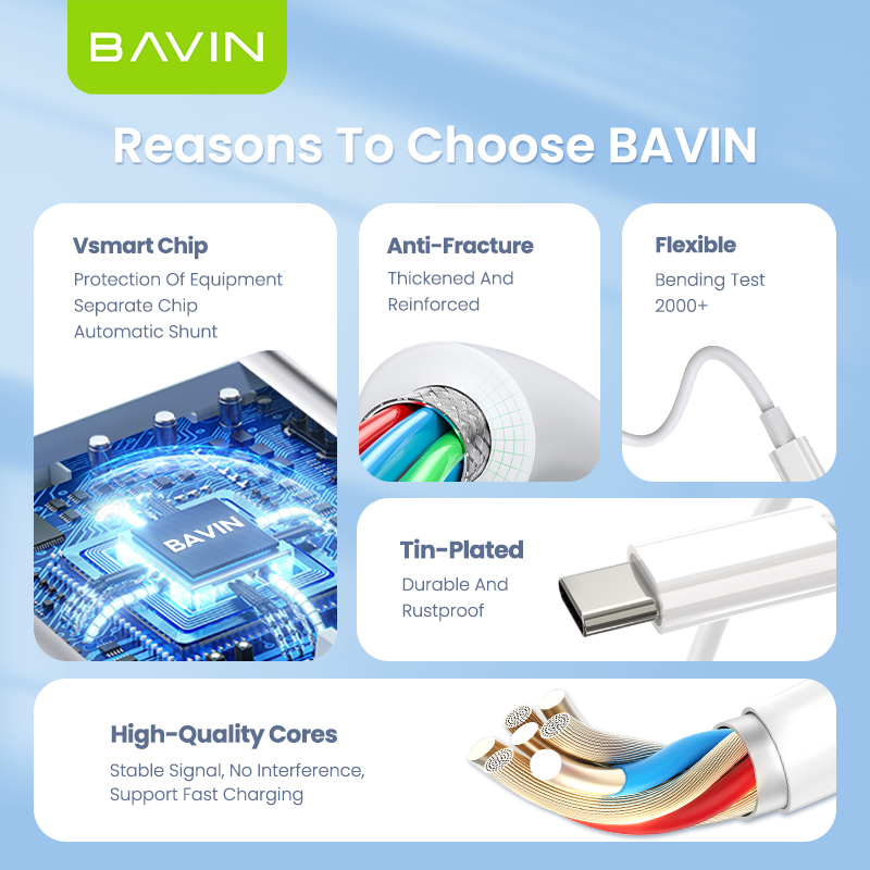 BAVIN O33 / O37 OTG HUB Docking Station Type-C Adapter Compatible for USB 3.0/Memory SD Card/TF ...