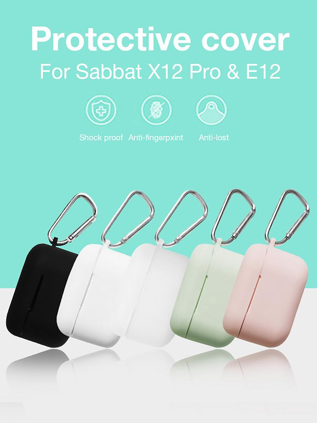 Protective Silicone Case for Sabbat X12 E12 G12 True Wireless Earphones ...