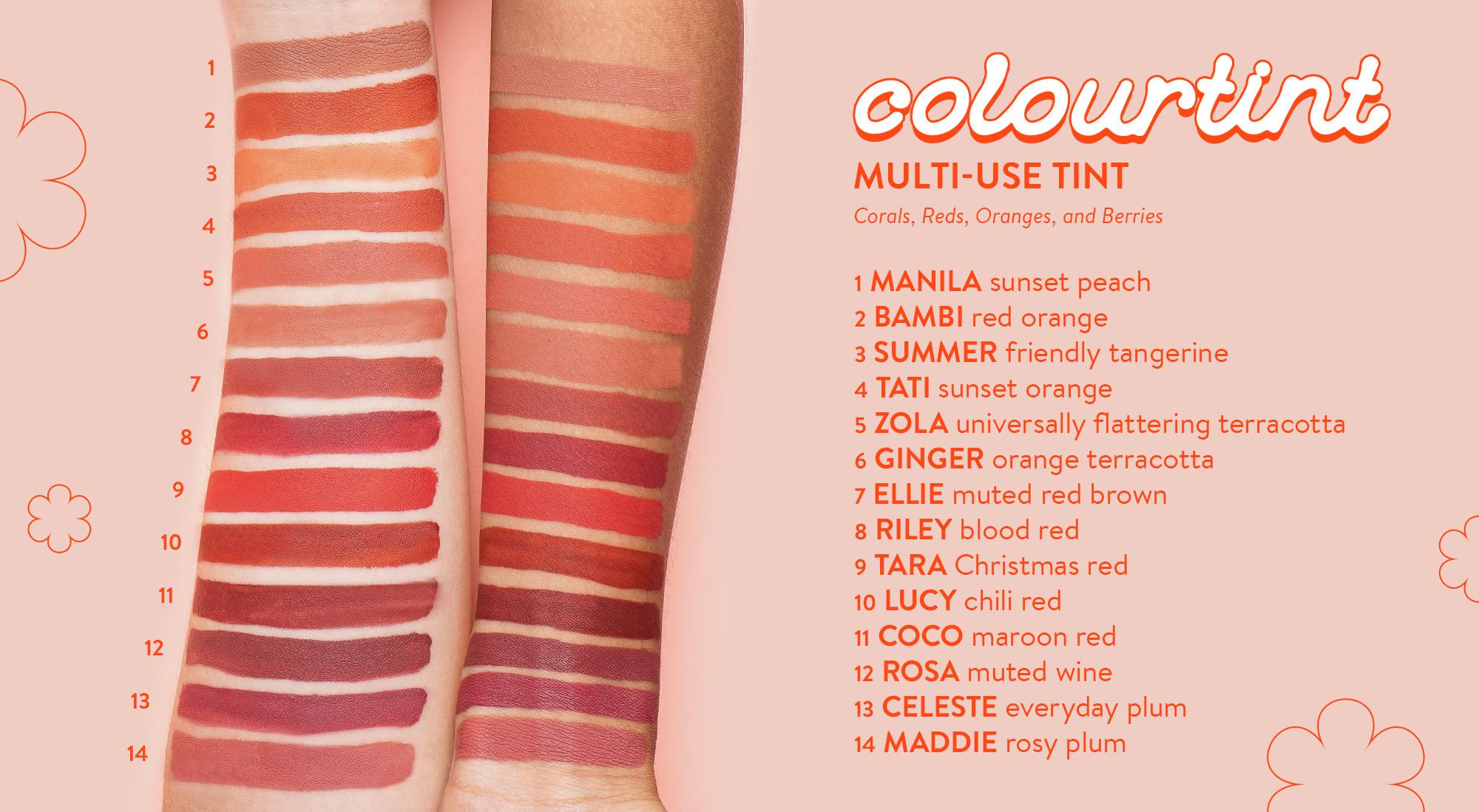 Colourette Mini Colourtint [Long-Lasting, Matte Lip Tint, Liptint ...